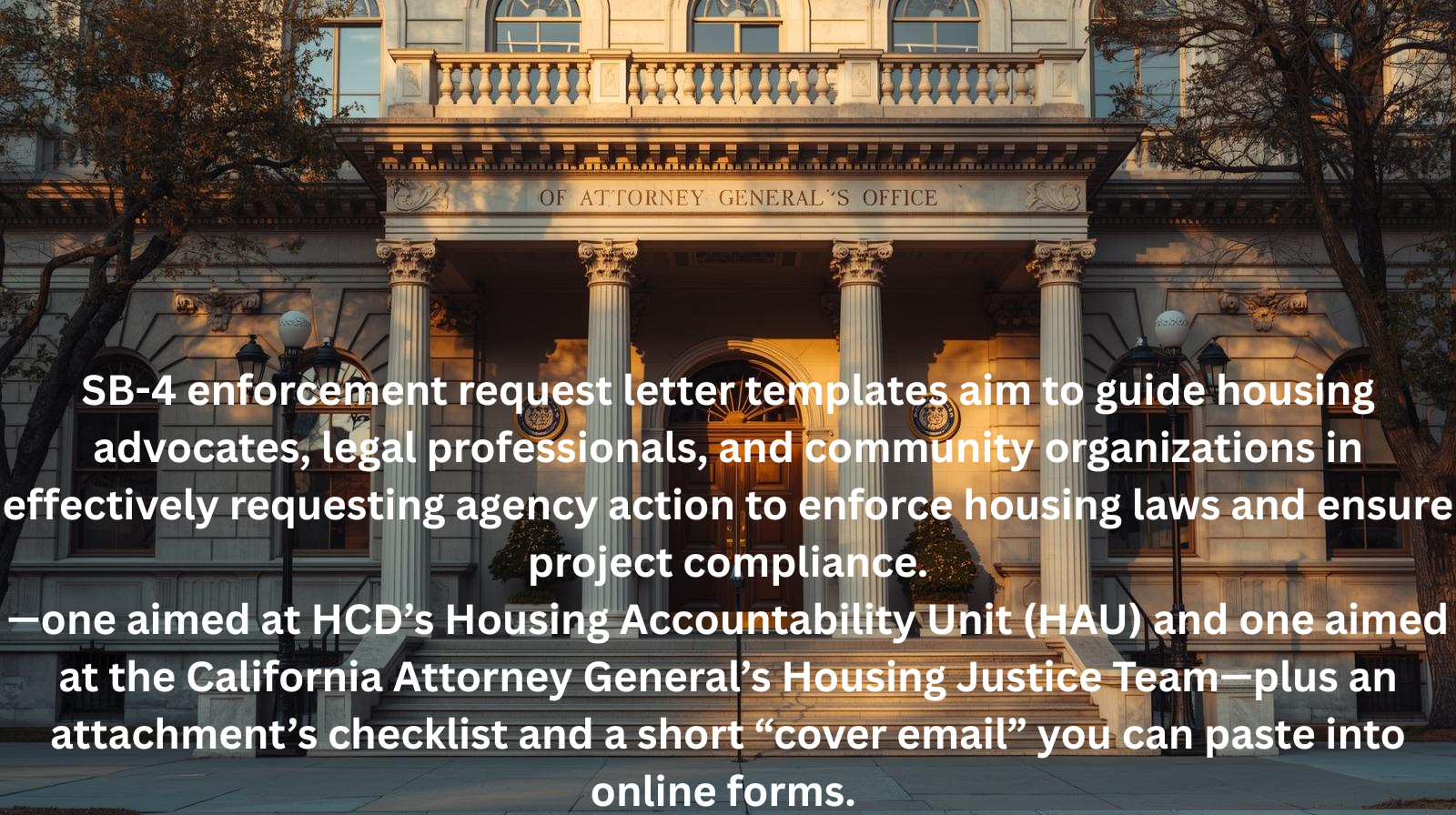 SB-4 Enforcement Request Letter to the Attorney General’s Office. Dan J ...