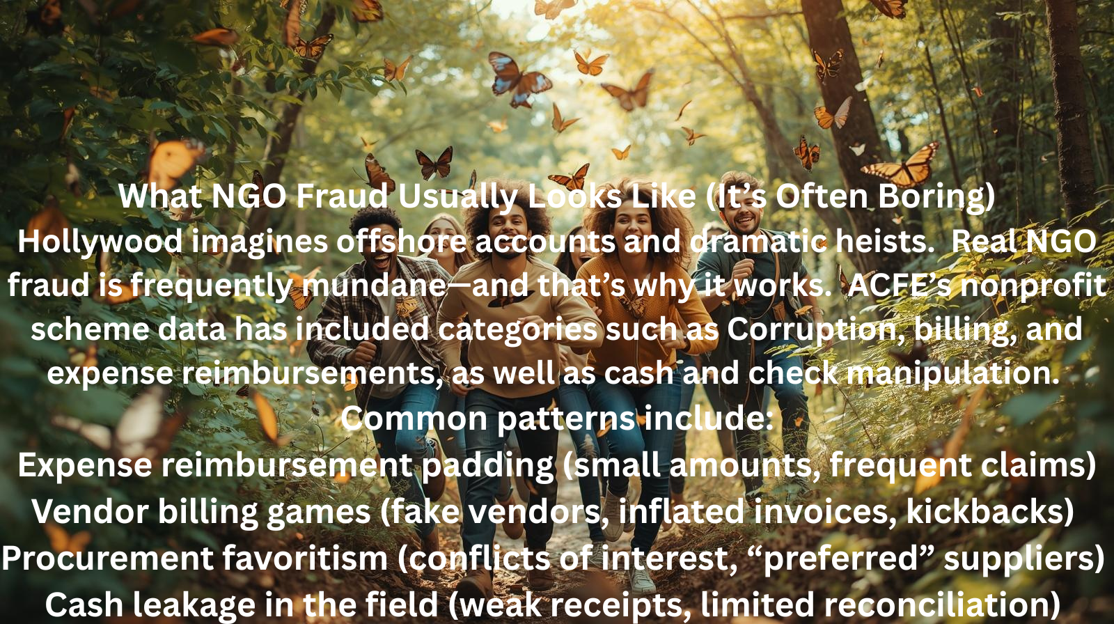 The NGOs’ Paradox: A Well-Organized Path to Engage in Fraud Dan J. Harkey